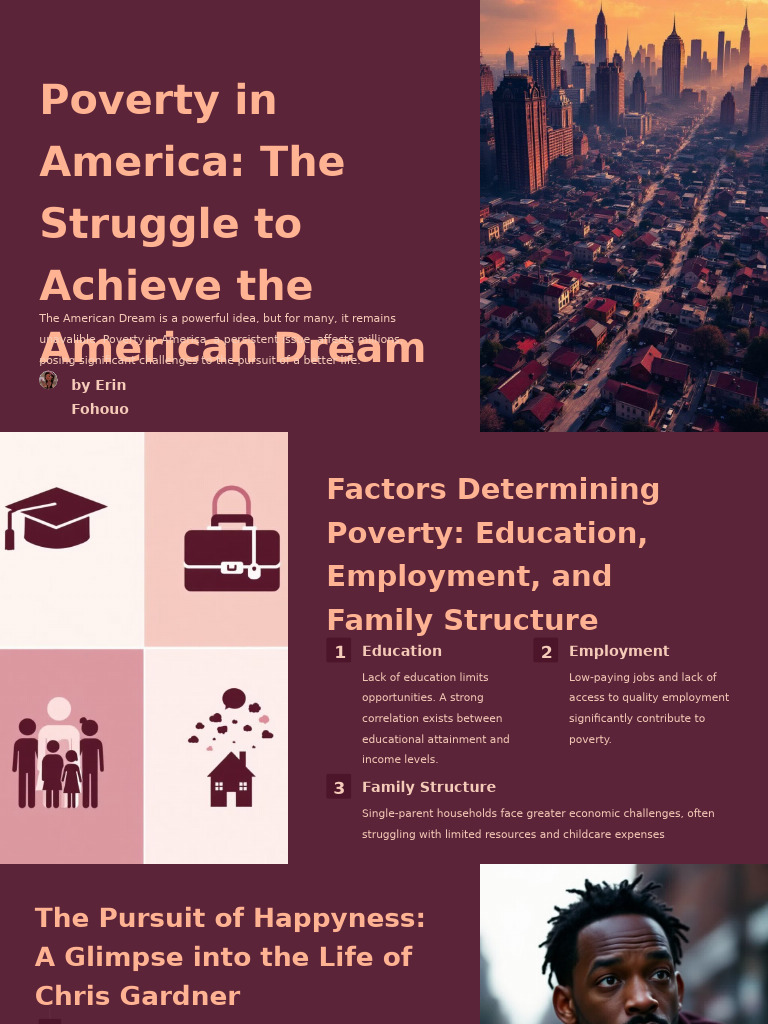 Poverty in America | PDF | Poverty | Poverty & Homelessness
