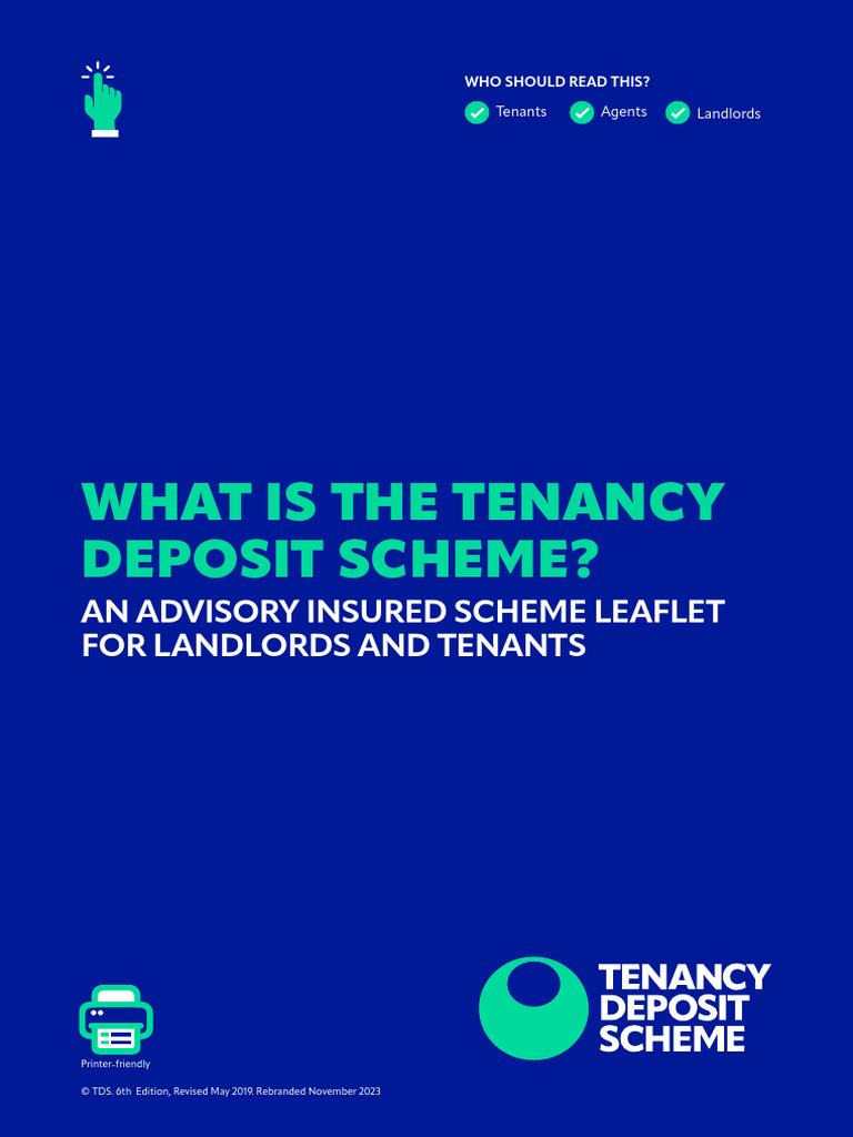Understanding the Tenancy Deposit Scheme | PDF | Leasehold Estate ...