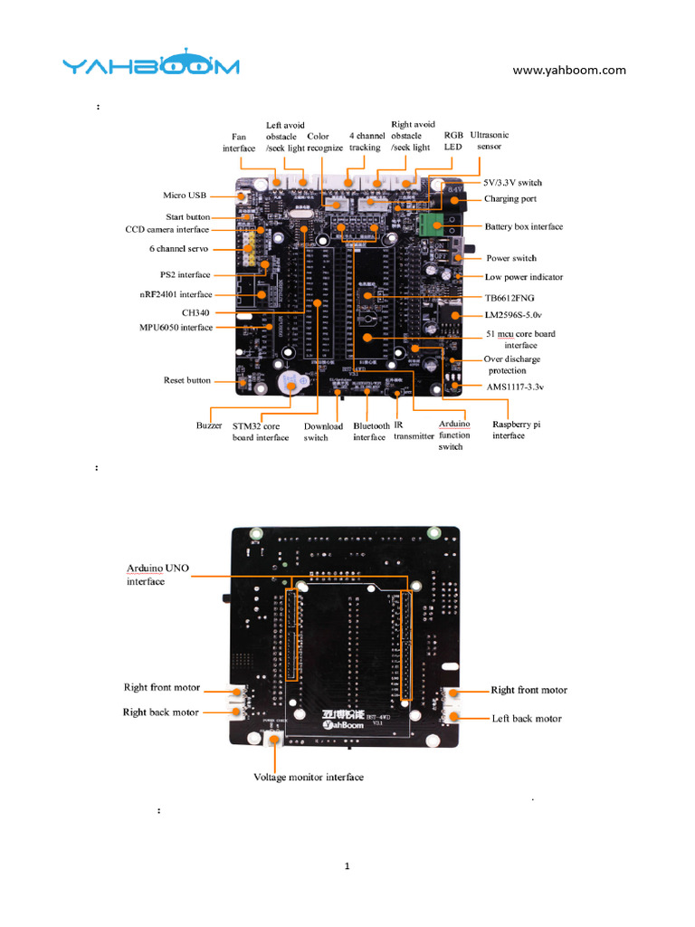4WD expansion board manual | PDF | Power Supply | Battery Charger