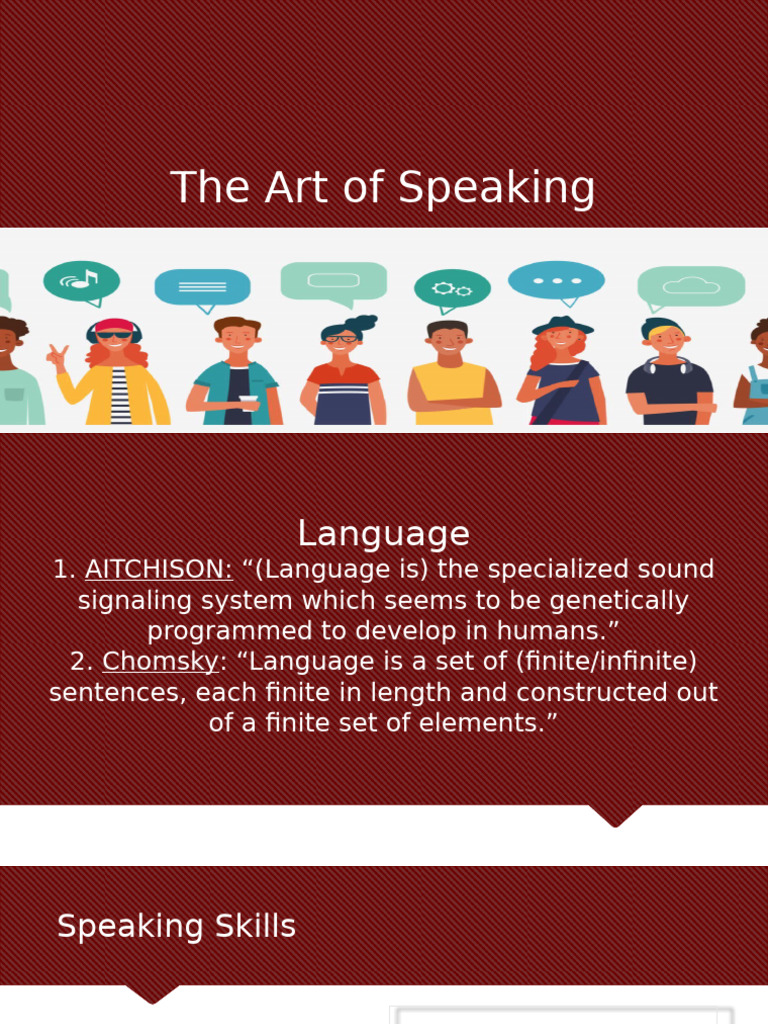 The Art of Speaking- Communication | PDF | Communication | Speech