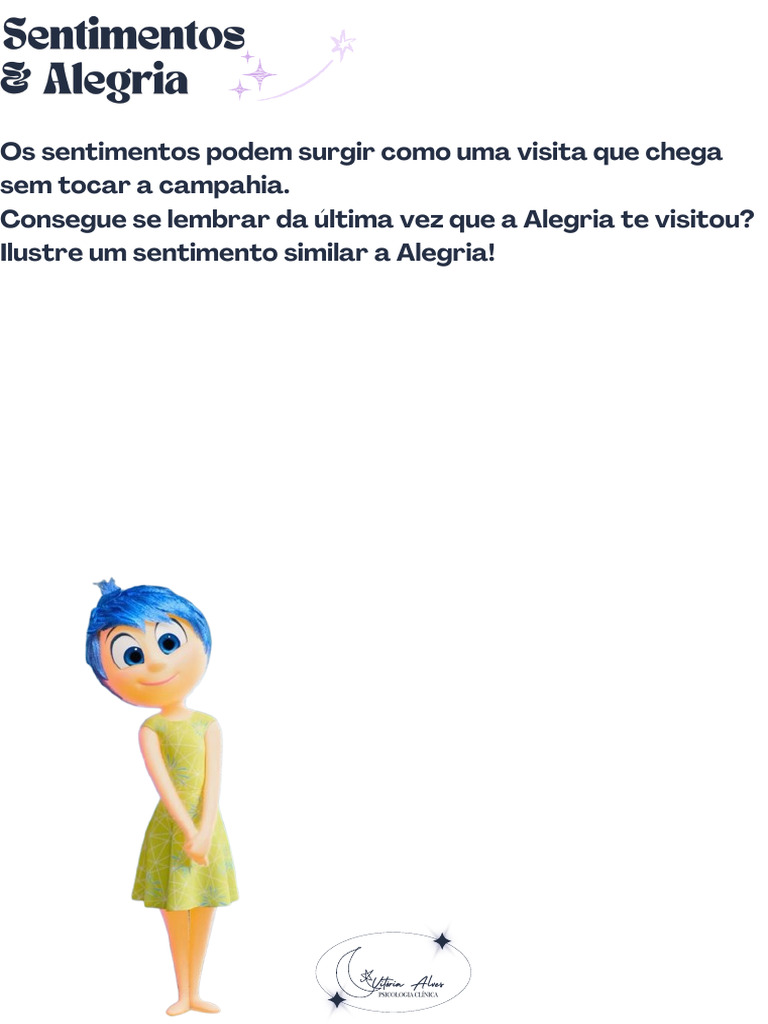 Sentimentos Alegria | PDF