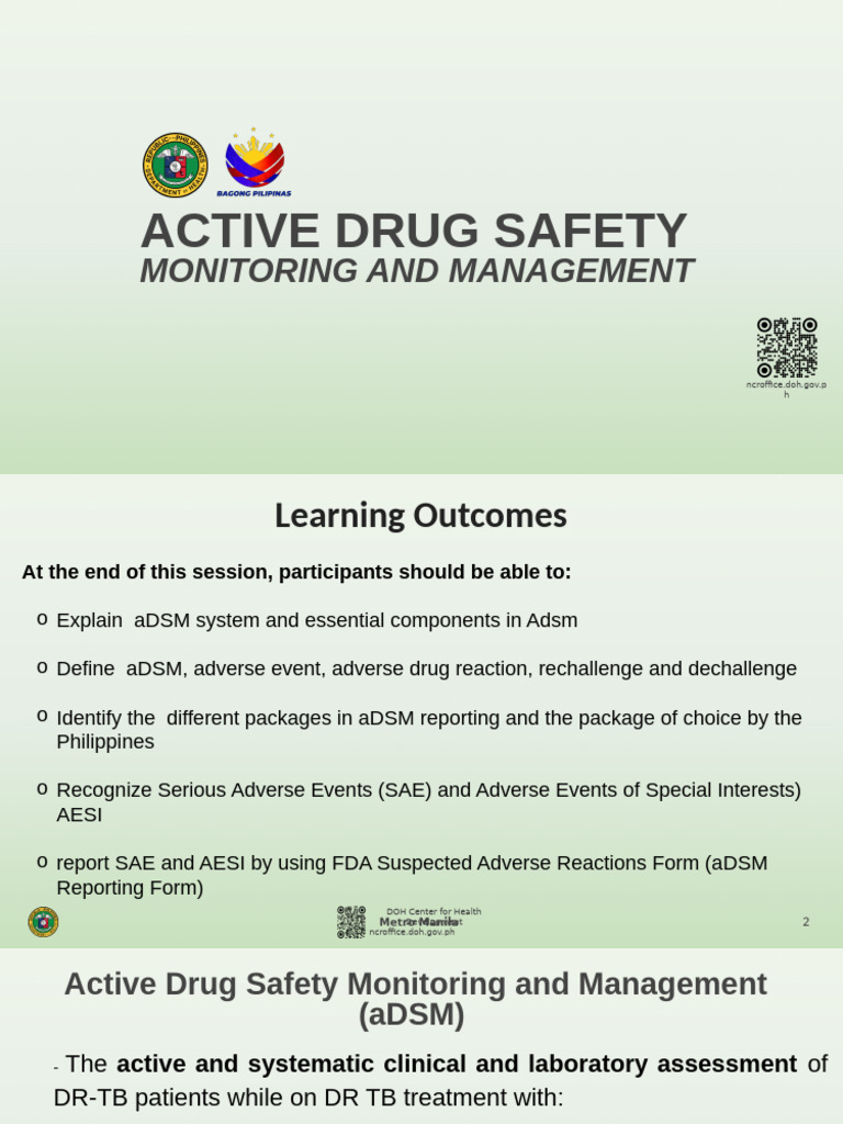 Active Drug Safety Monitoring and Management | PDF | Pharmacovigilance ...