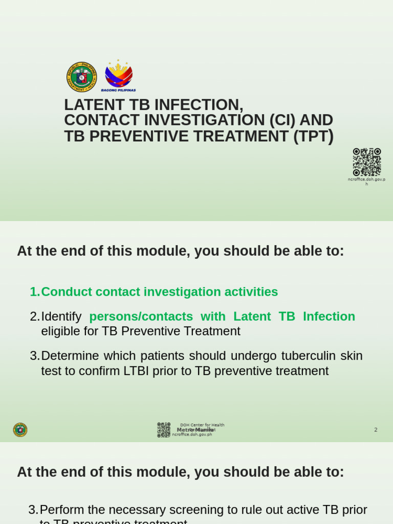 TB Contact Investigation Guide | PDF | Tuberculosis | Infection