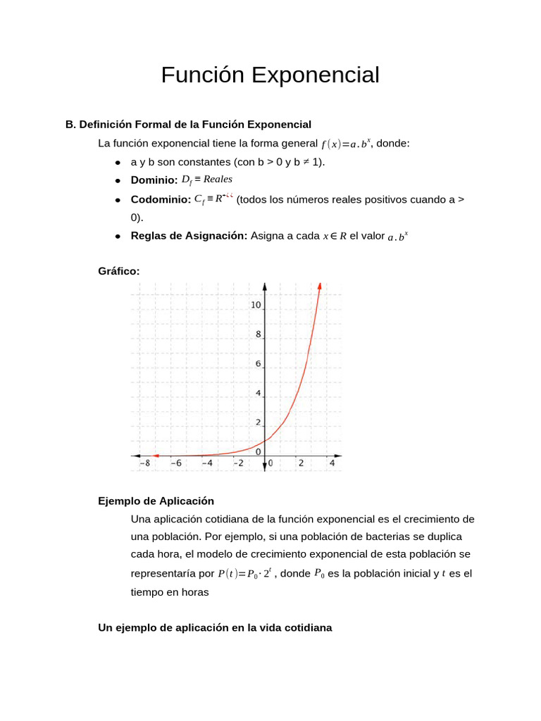 Función Exponencial | PDF