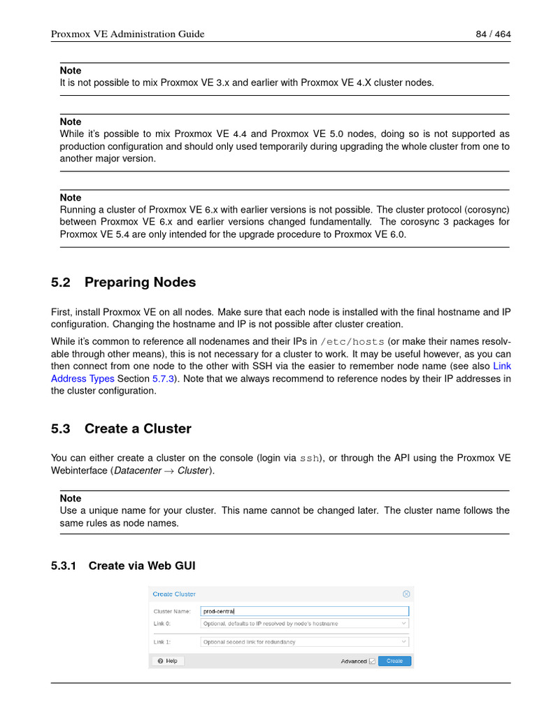 Proxmox VE Cluster Setup Guide | PDF | Computer Cluster | Computer Network
