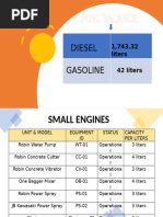 Monthly Fuel Consumption Report Template | PDF
