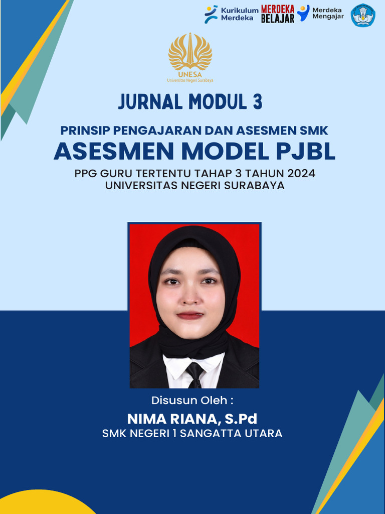 Jurnal 3 Asesmen Model PJBL | PDF