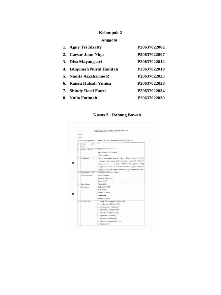 KASUS 2 KELOMPOK 2 | PDF