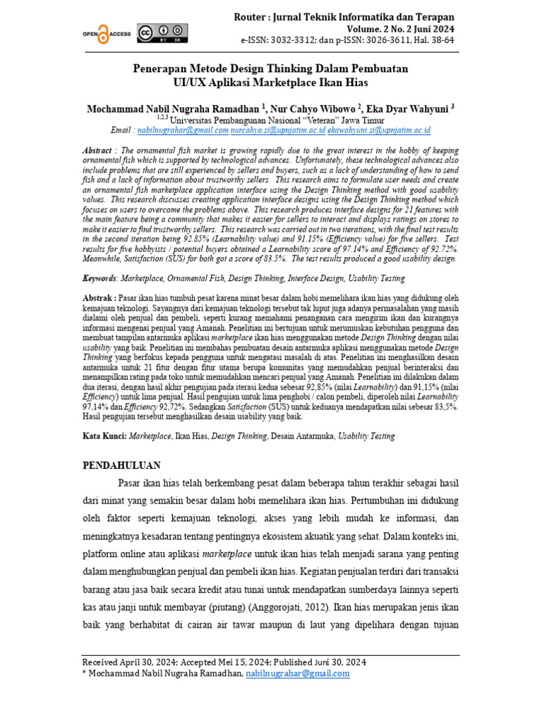 Router+-+volume +2+no +2+juni+2024+hal +38-64 | PDF | Seni | Komputer