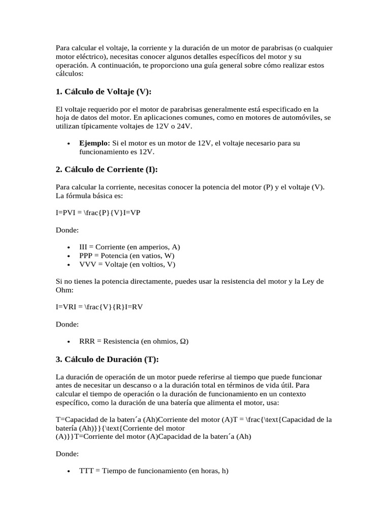 Para Calcular El Voltaje | PDF | Electromagnetismo | Electricidad