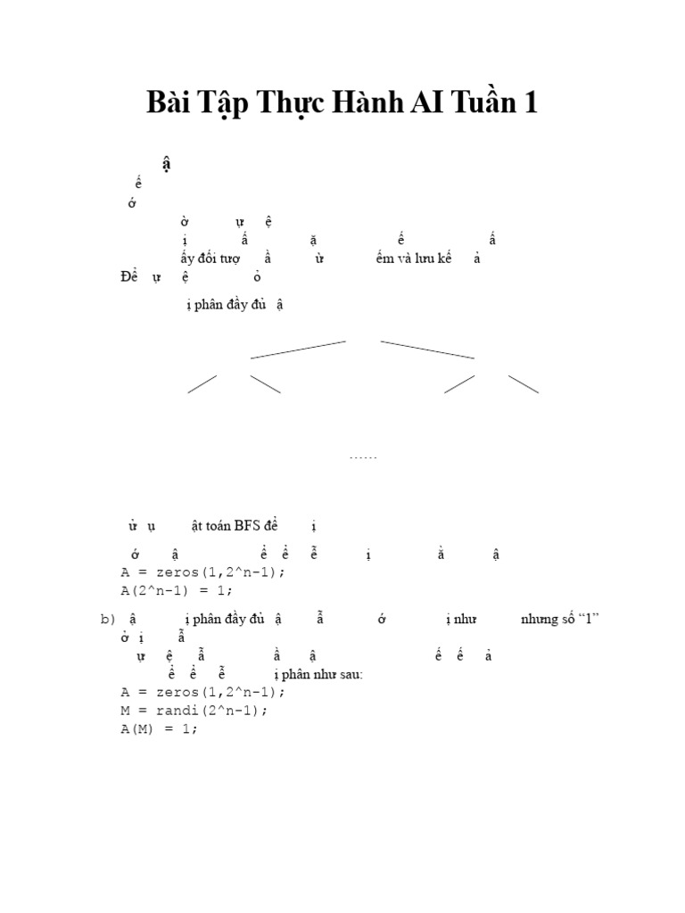 Bai Tp Thc Hanh AI Tun 1 Bai 1 Thut | PDF