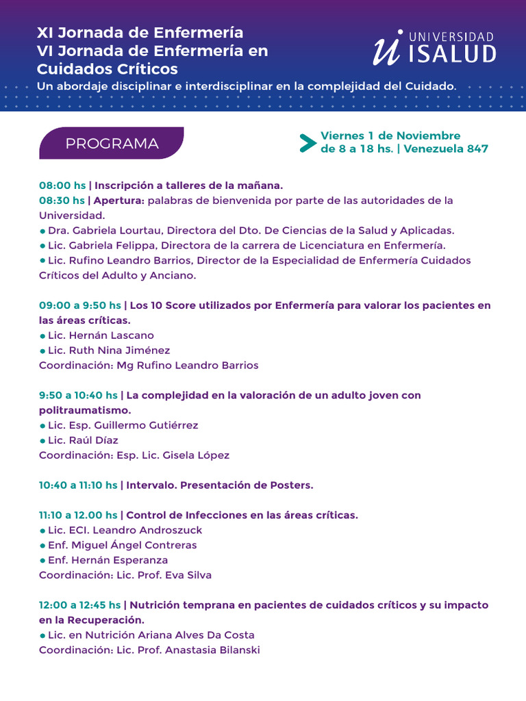 Programa Enfermeria | PDF