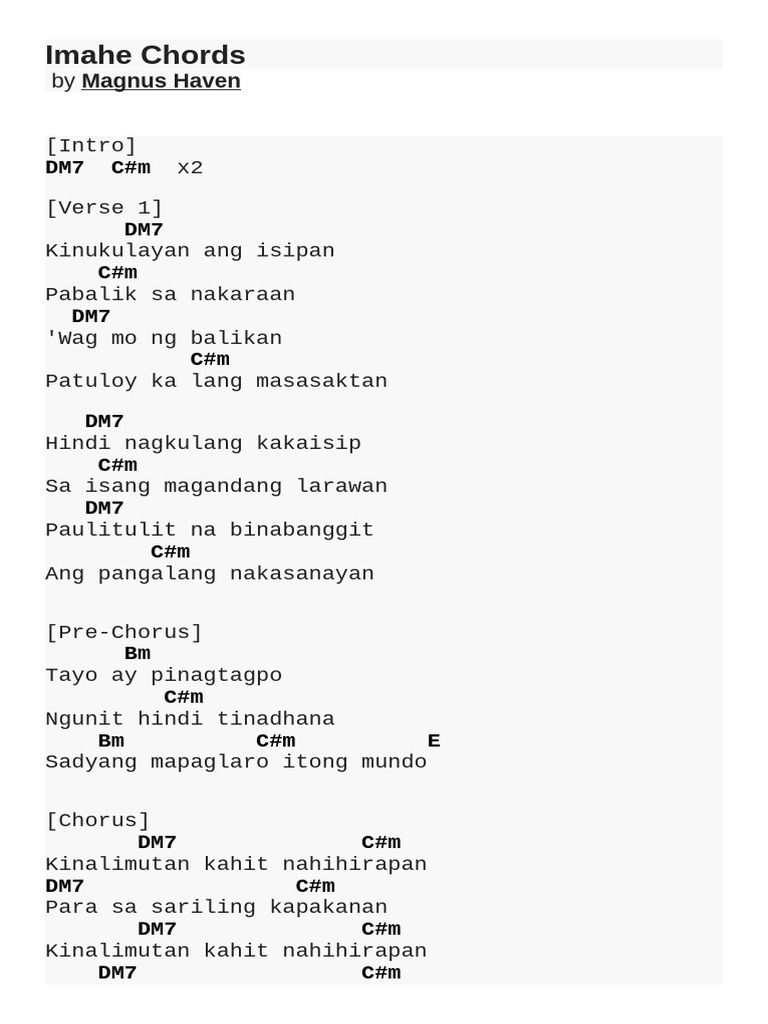 Imahe - Magnus Haven | PDF