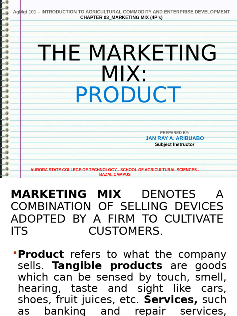 Chapter 4 Marketing Mix | PDF | Advertising | Marketing