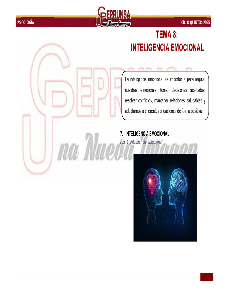 Guia Psicologia 1ro y 2do | PDF | Inteligencia emocional | Las emociones