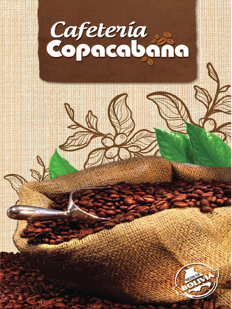 Menú Cafetería Copacabana | PDF