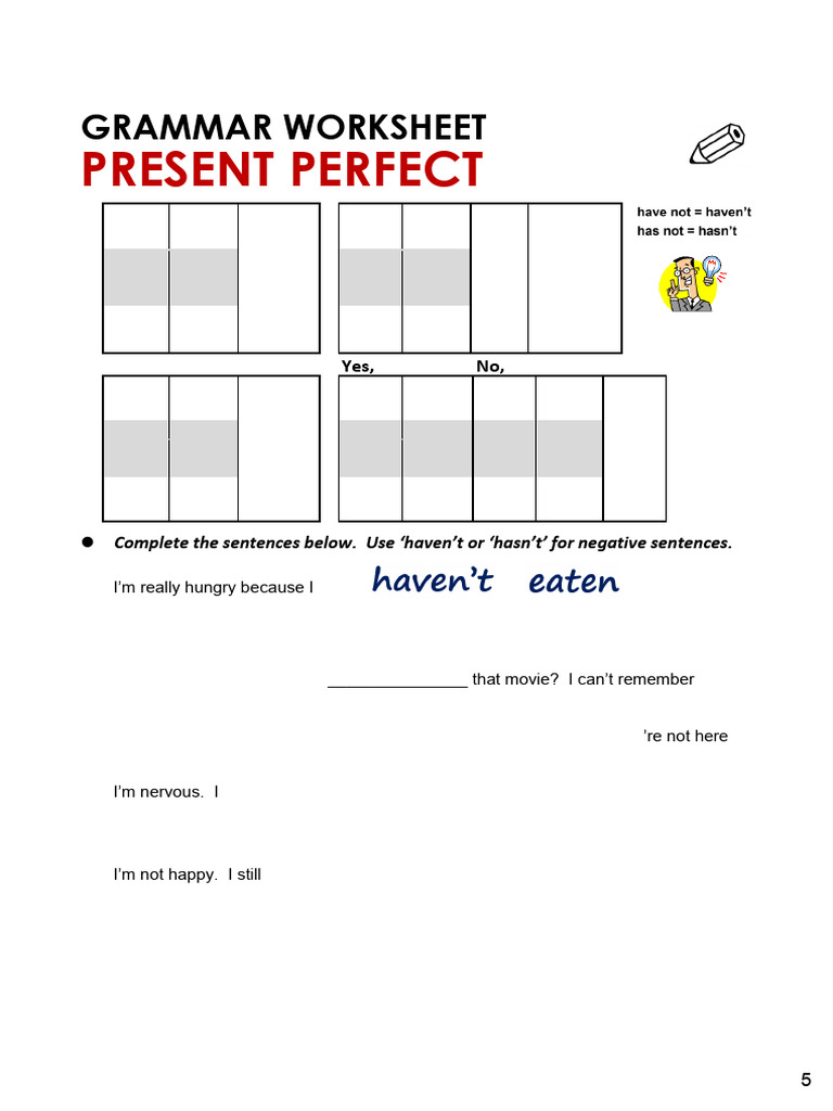Advanced Present Perfect Exercises | PDF