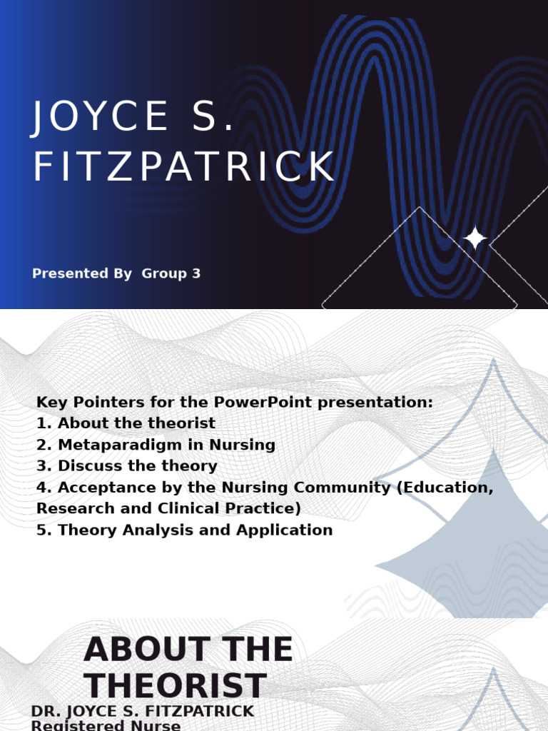 Joyce S. Fitzpatrick Group 3 Presentation 20241014 212557 0000 | PDF ...