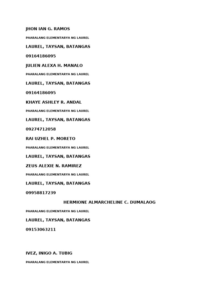 Journalist Names | PDF | Wellness