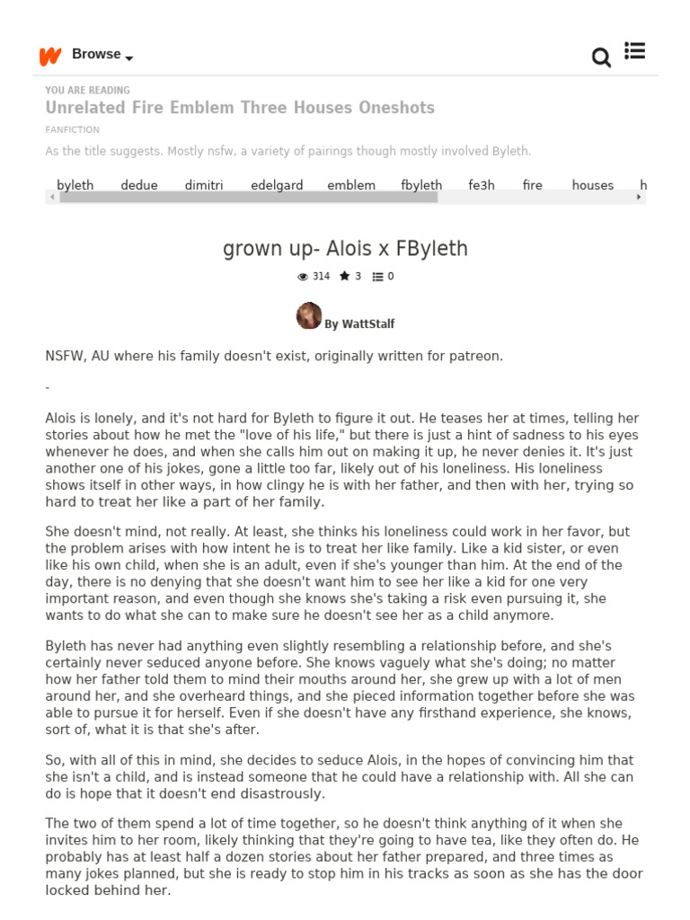 Fire Emblem NSFW Oneshots | PDF