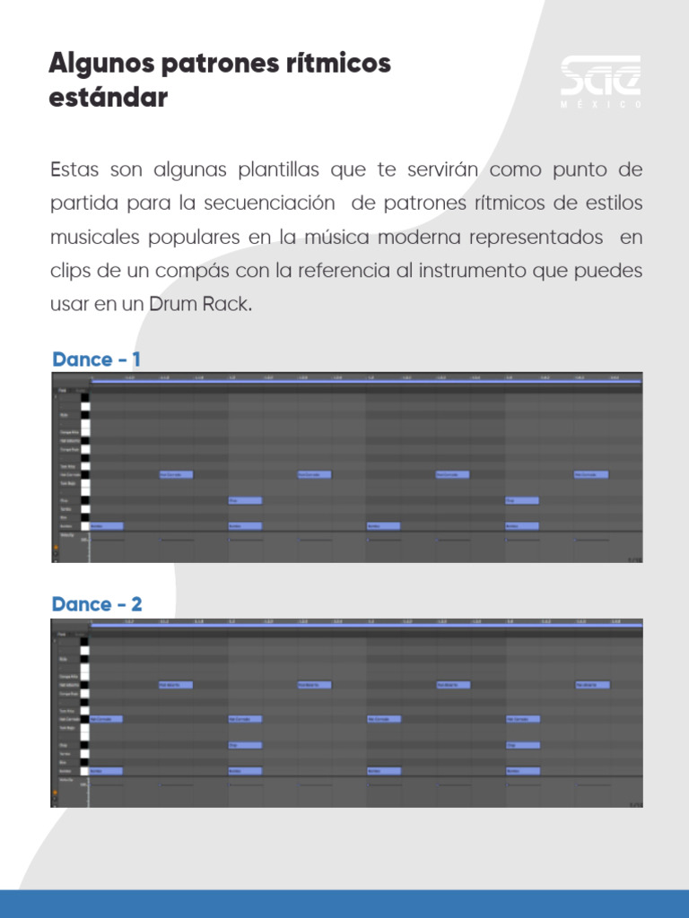 Patrones Rítmicos Estándar | PDF