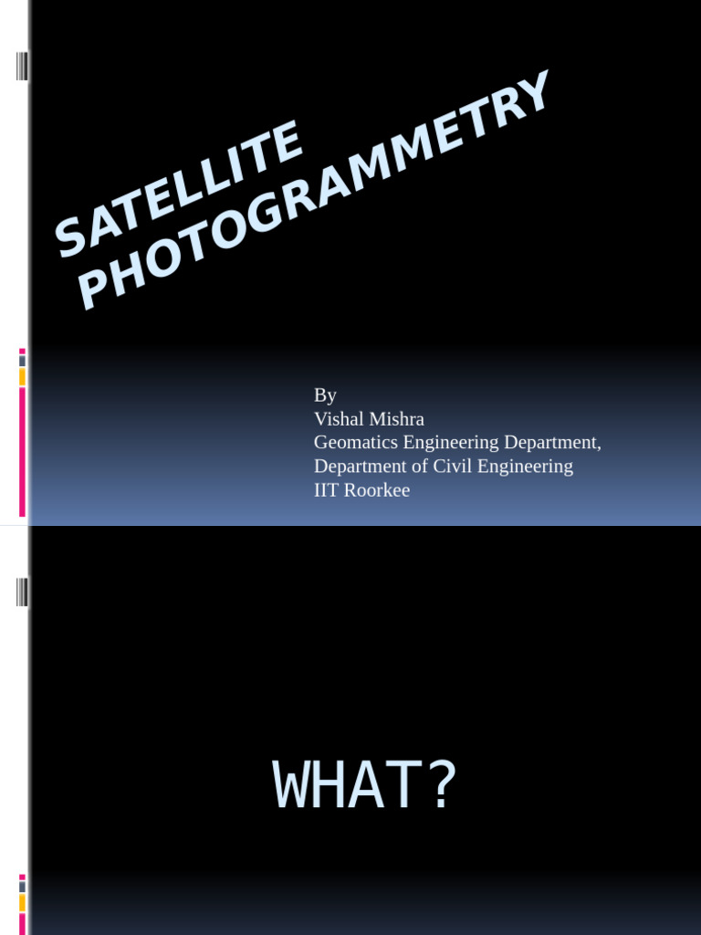 Satellite Photogrammetry | PDF | Topography | Camera