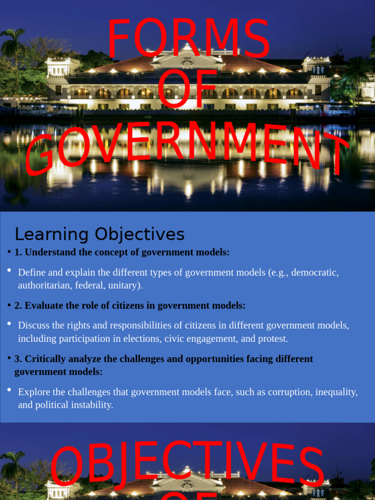EM 204 Government Models POLIGA HP 3 6PM | PDF | Monarch | Monarchy