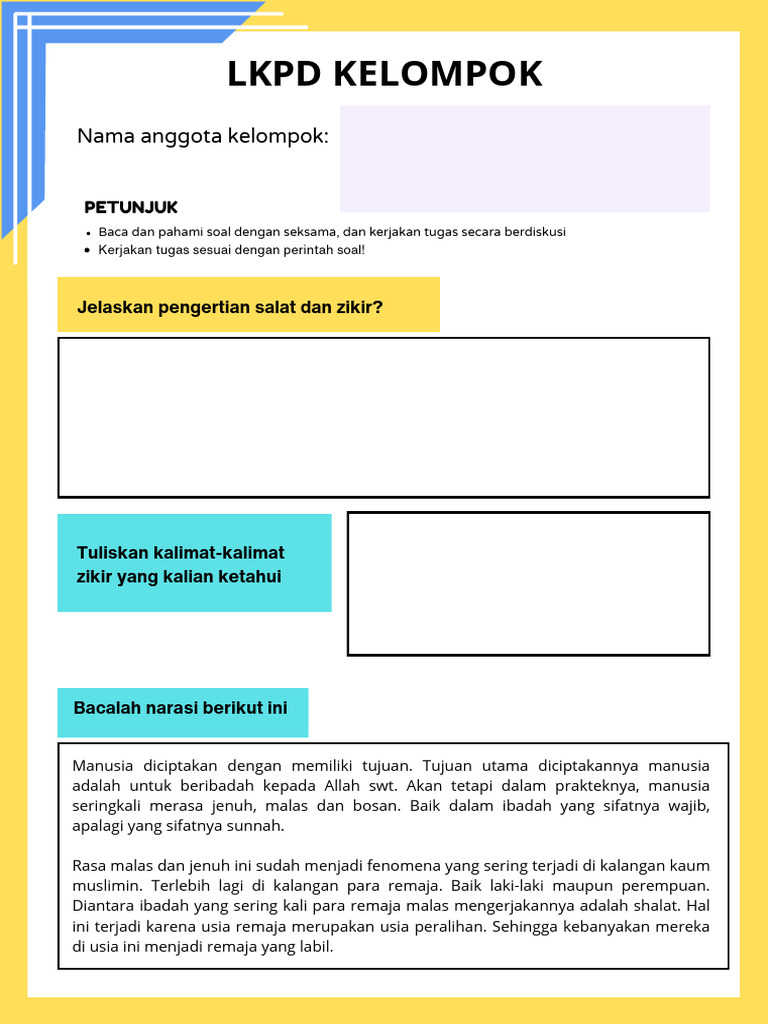 Salinan Dari LKPD TPACK | PDF | Karier & Perkembangan | Gaya Hidup