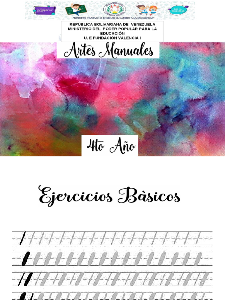 Guía Básica de Lettering y Prácticas | PDF