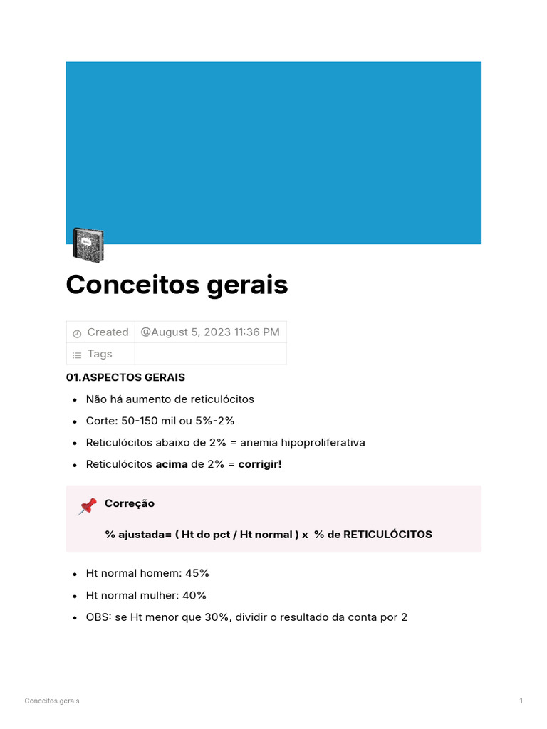 Conceitos Gerais | PDF