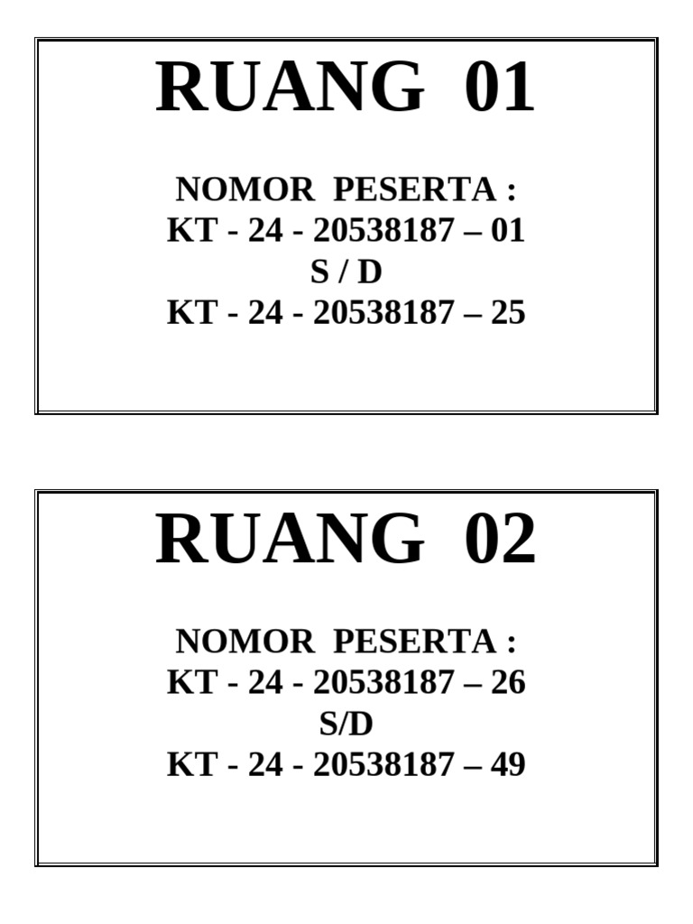 Tulisan Ruang | PDF