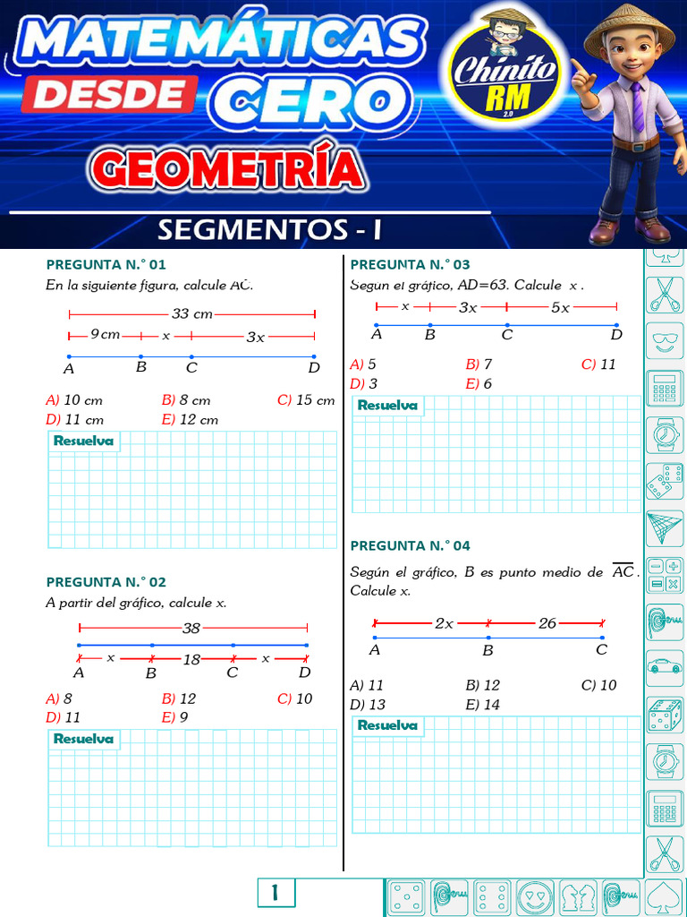 Segmentos - Matemáticas Desde Cero | PDF