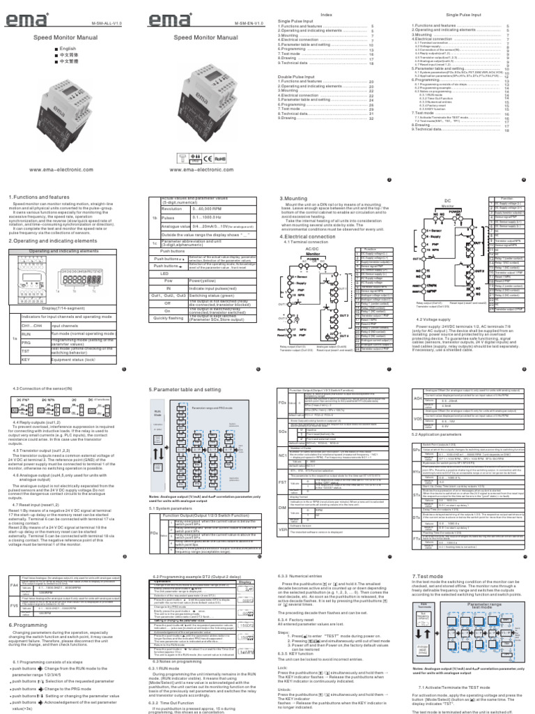 Speed Monitor EMA | PDF | Bipolar Junction Transistor | Relay