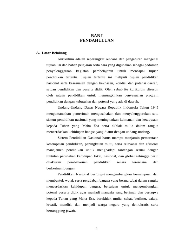 Bagian Isi Dokumen 1 K-13 2021-2022 | PDF