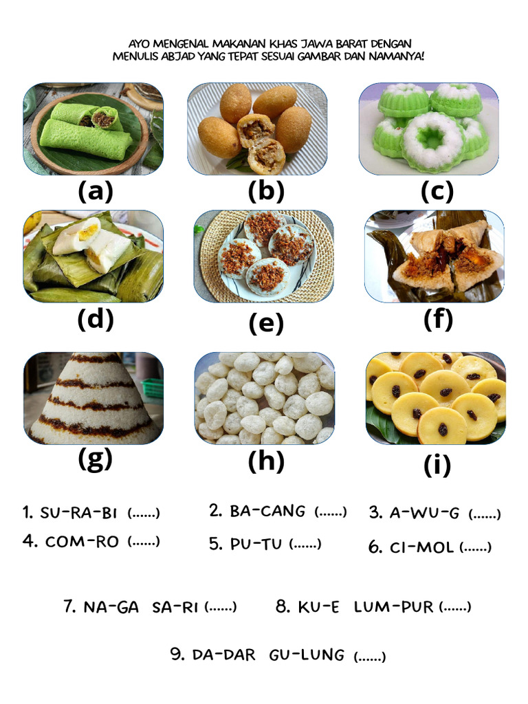 Makanan Tradisional | PDF