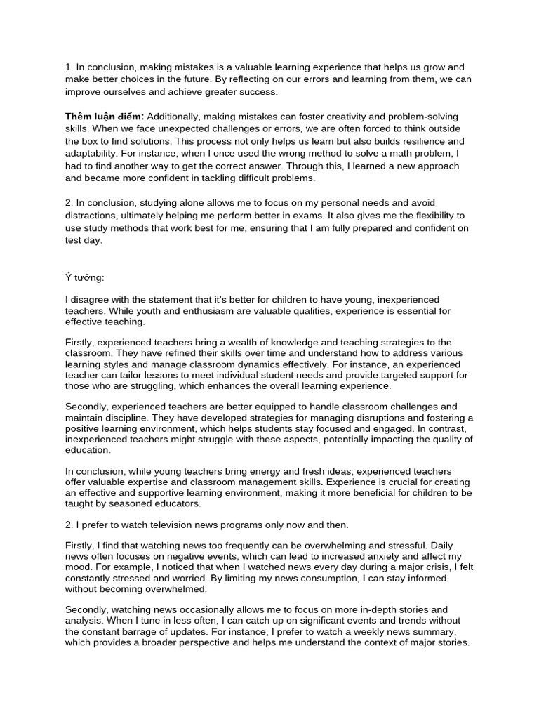 Benefits of Learning from Mistakes | PDF | Teachers | Learning