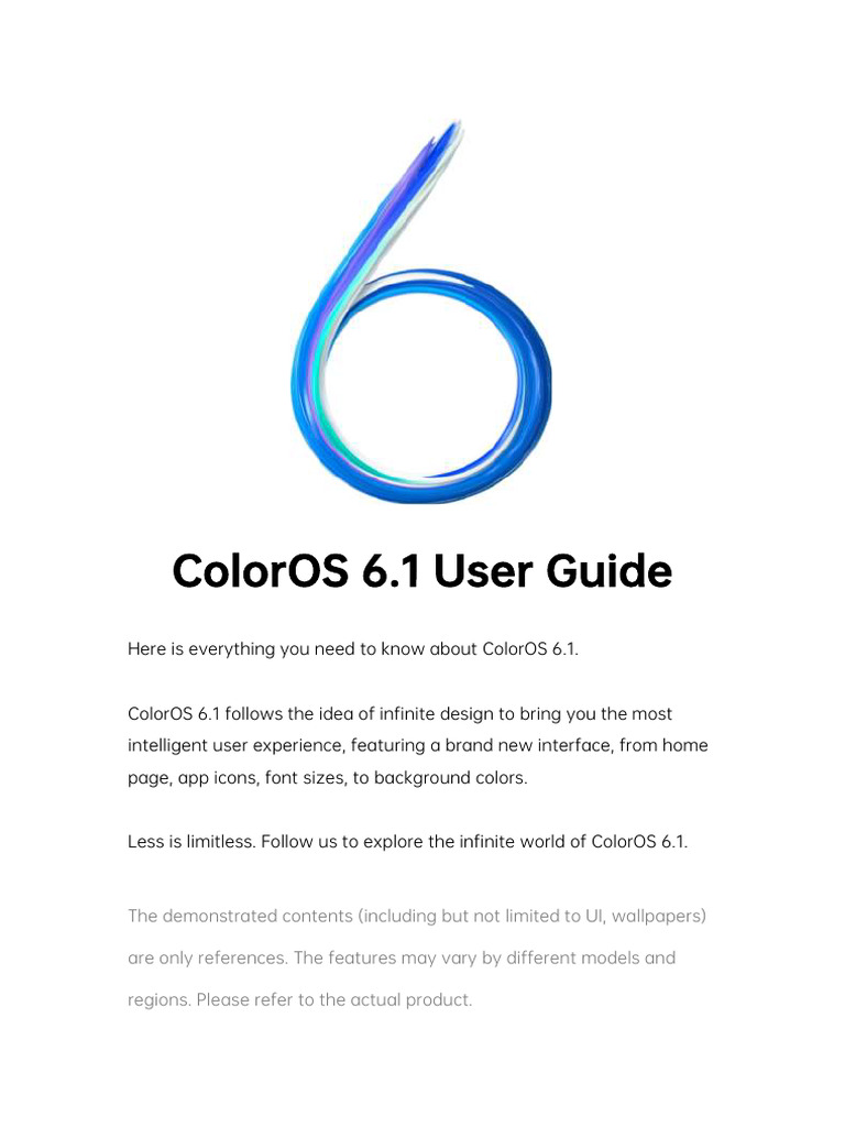 ColorOS 6.1 User Guide | PDF | Computer Network | Wi Fi