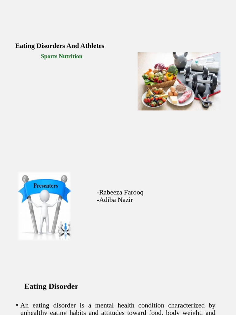 Eating Disorder and Athletes | PDF | Eating Disorder | Binge Eating ...
