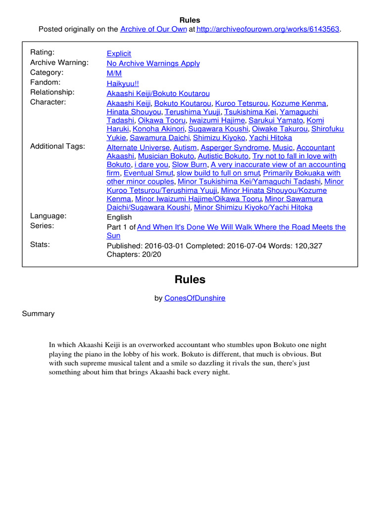 Rules | PDF