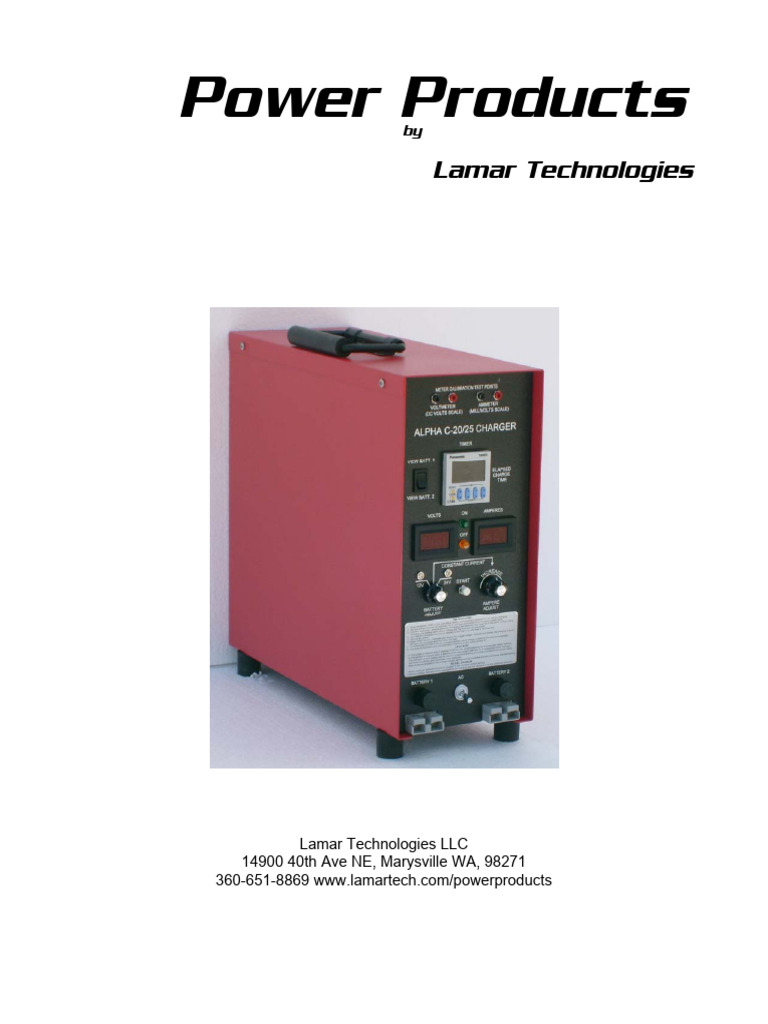 Alpha Charger c25 | PDF | Voltage | Fuse (Electrical)