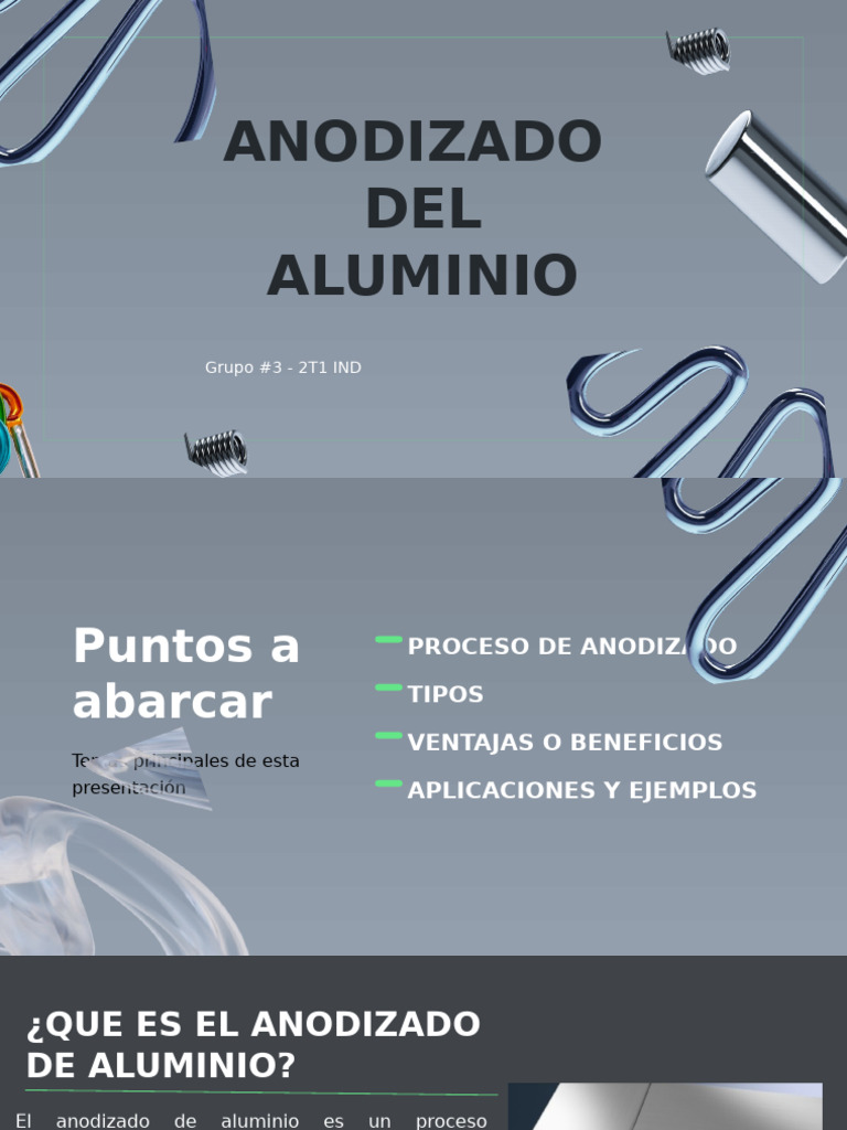 Anodizado de Aluminio | PDF | Aluminio | Corrosión