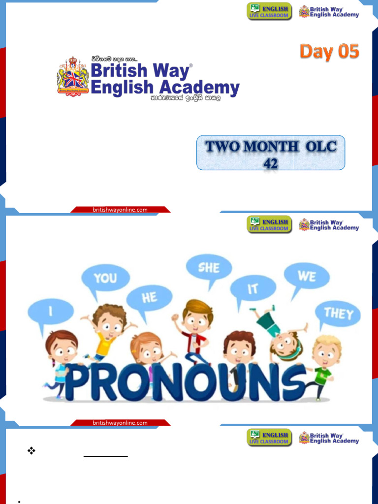 Batch 42 Day 05 Pdf Pronoun Noun