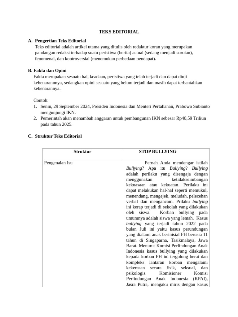 TEKS EDITORIAL | PDF