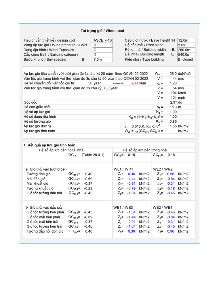 Tinh Gio ASCE 7-16 | PDF