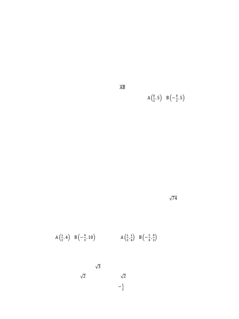MA-1101 Gu-A de Ejercicios 3 | PDF | Línea (geometría) | Pendiente