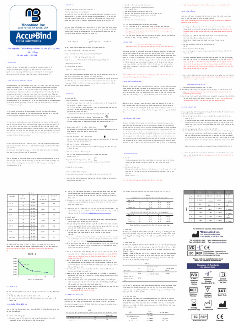 HDSD - 1325-300 Free T3 AccuBind ELISA Rev 5 | PDF