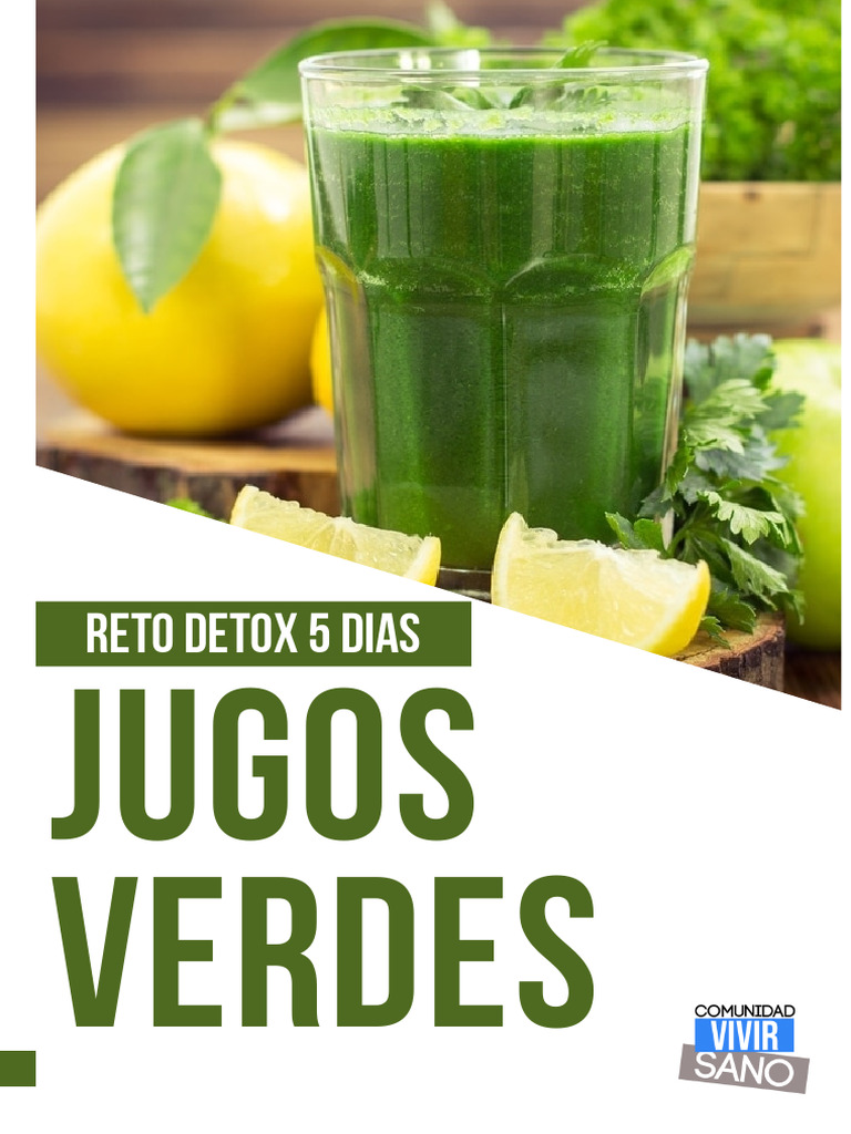 Jugos Verdes para Detox | PDF | Cocina, comidas y vino