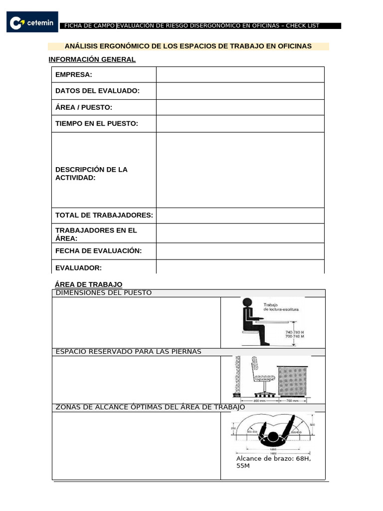 Ficha Check List OficinaRev00 | PDF