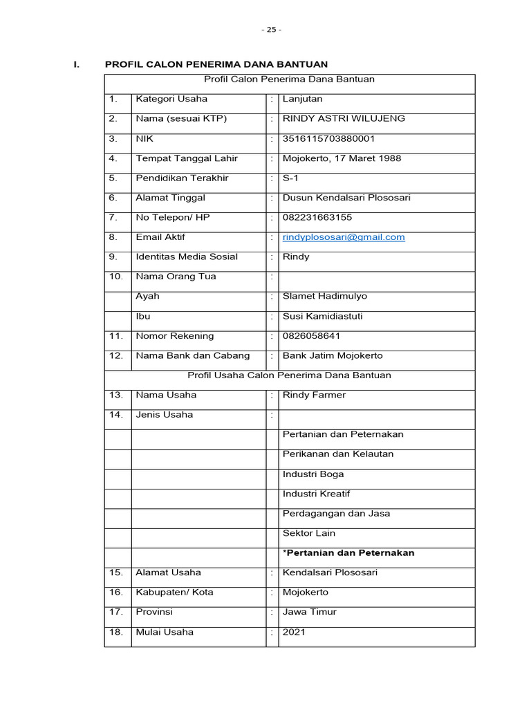 Proposal Rindy | PDF | Bisnis