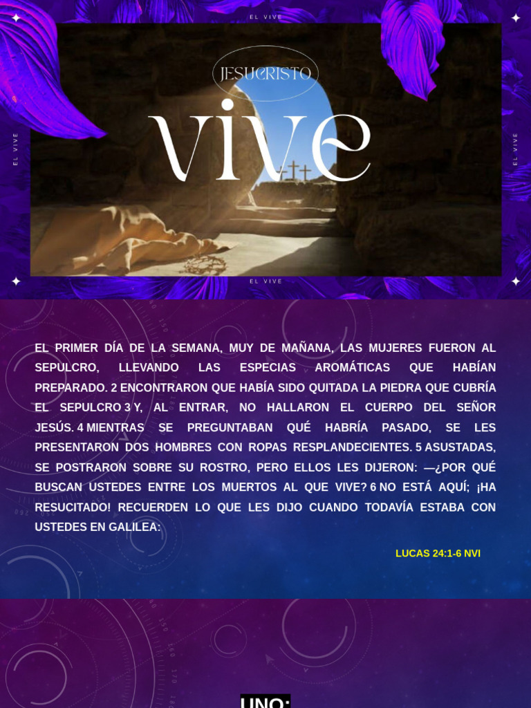 Jesucristo Vive | PDF | Cristo (título) | Resurrección
